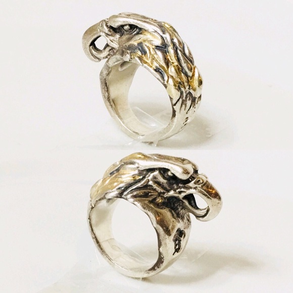 Bill Wall Leather | Accessories | Bill Wall Leather Sterling 8k Eagle ...